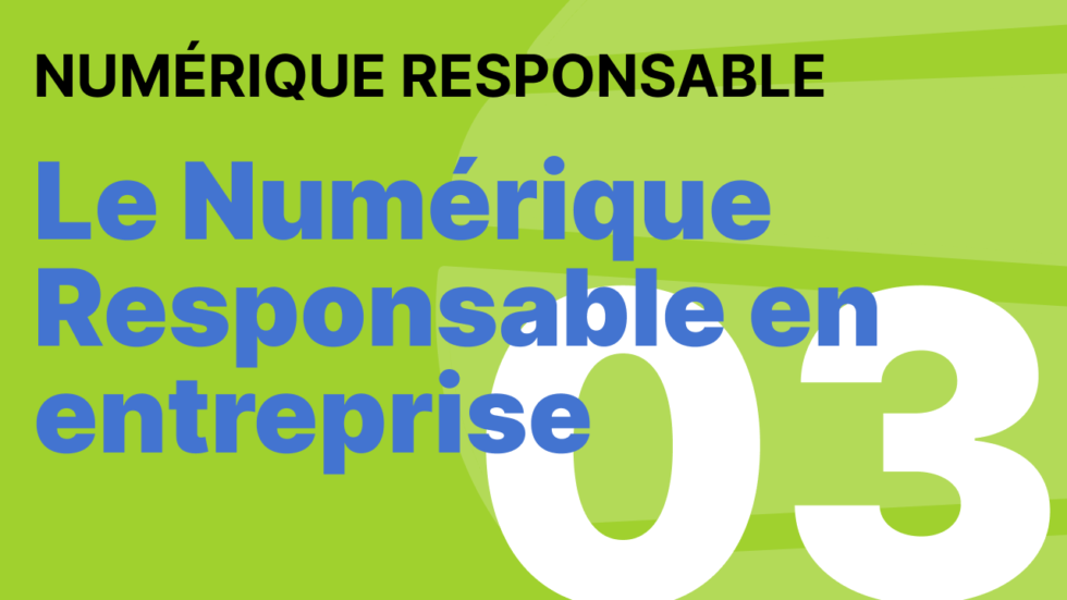Le Numérique Responsable - Métropole position
